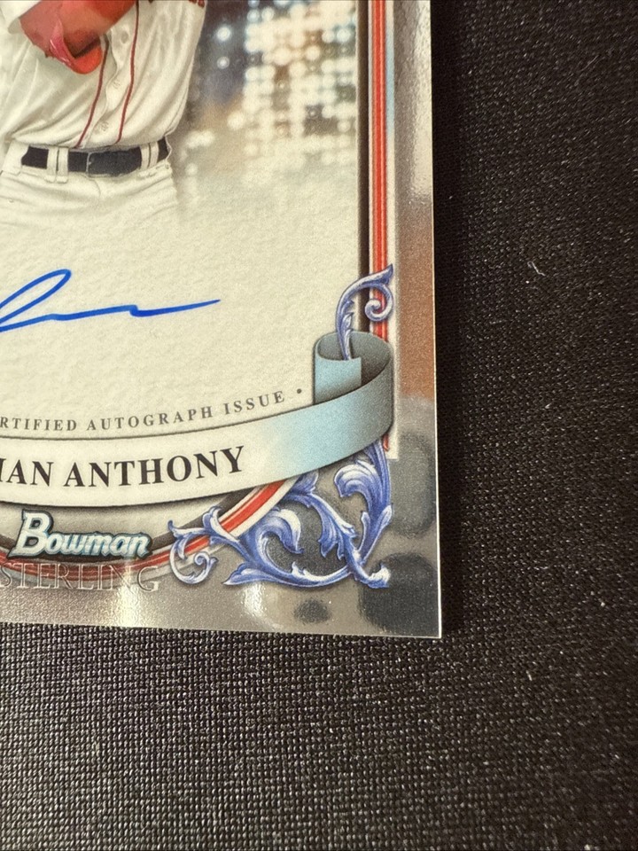 Roman Anthony Rookie Auto RC 2024 Bowman Sterling #PA-RA | eBay