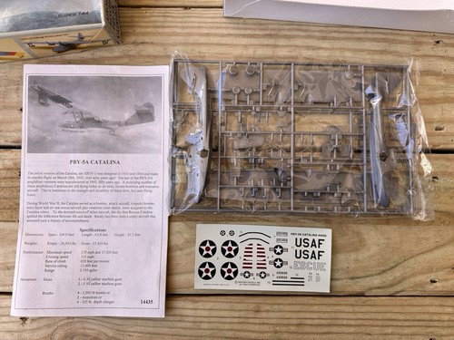 Minicraft Air-Sea Rescue PBY-5A Catalina Super 144 Model Kit #4435 NEW ...