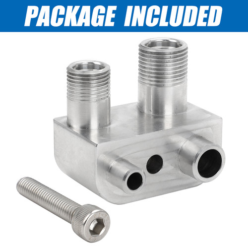 A/C Compressor Adapter Fitting Conversion For GM Gen V L86, L82, L83 ...