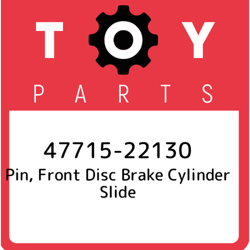 47715-22130 Toyota Pin, front disc brake cylinder slide 4771522130, New ...