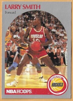 LARRY SMITH HOUSTON ROCKETS #128 NBA HOOPS 1990-91 | eBay