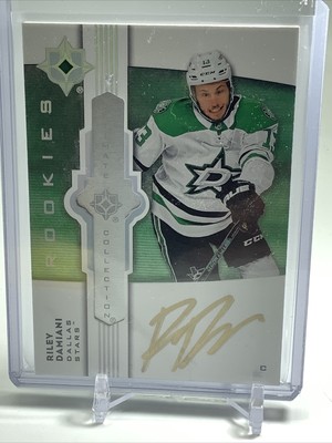 2021-22 UD Ultimate Collection Riley Damiani Rookie Emblems Auto/RC | eBay