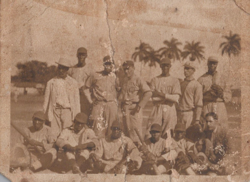 MASTERPIECE 1920s CUBAN ALEJANDRO OMS HOF BASEBALL NEGRO LEAGUE ORIG ...