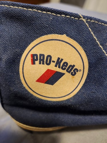 Blue Vintage 80's Men Pro Keds High Top Sneaker size 10 | eBay