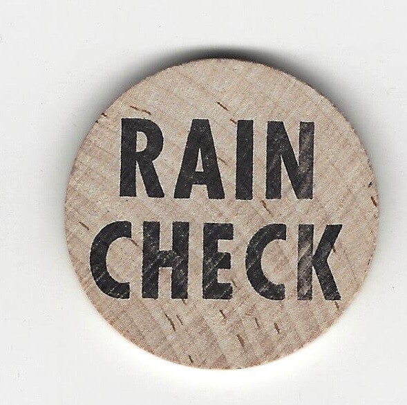The Hut, Tempe Arizona, Rain Check, Token/Coin, Wooden Nickel | eBay