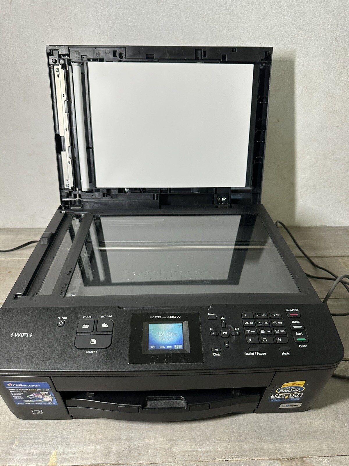 Brother MFC-J430W All-In-One Inkjet Printer Wifi Scanner Fax - PARTS ...