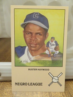 NEGRO LEAGUE SERIES POST CARD---BUSTER HAYWOOD | eBay