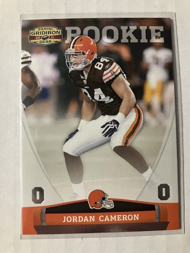 2011 Panini Gridiron Gear Silver Os 250/250 Jordan Cameron #180 Rookie ...