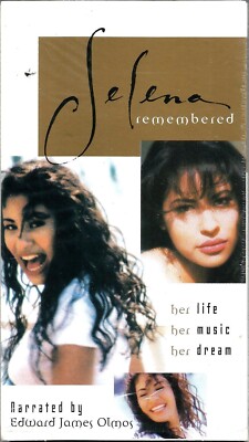 Selena Remembered VHS 1997 Tejano Madonna Selena y Los Dinos Edward ...