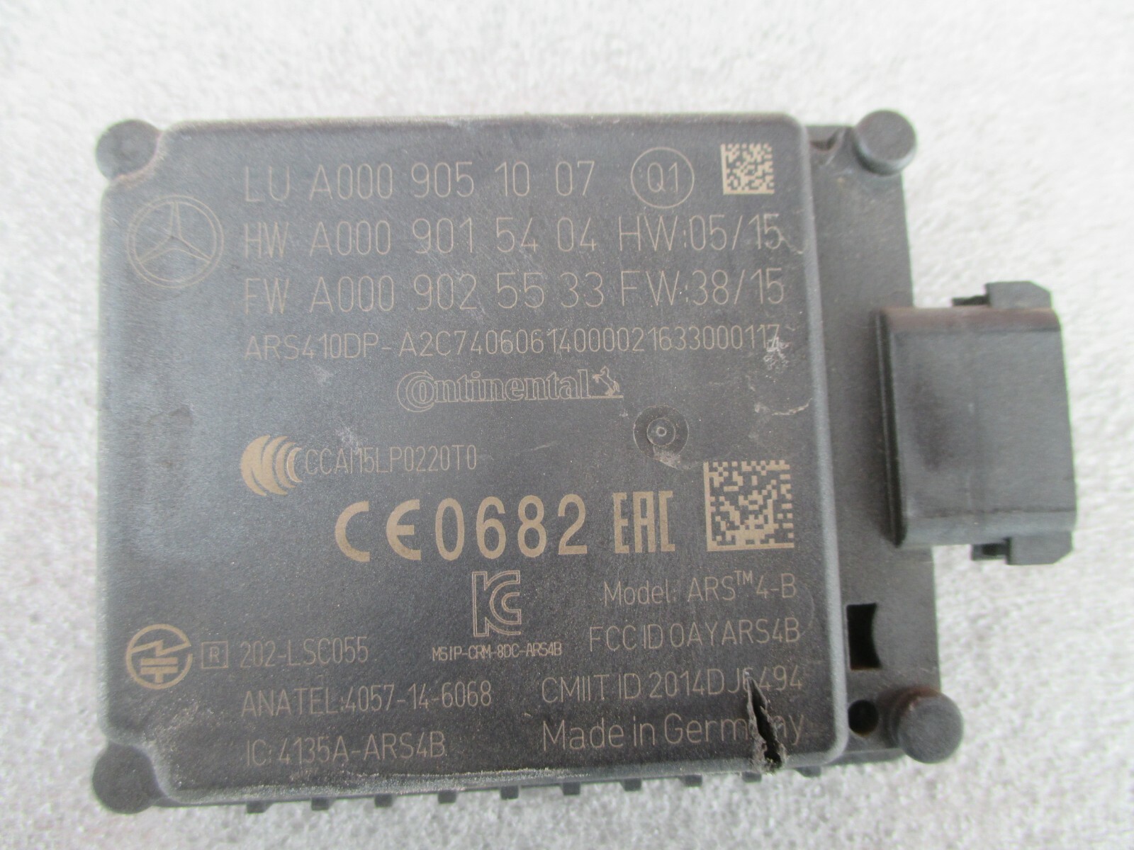 MERCEDES E400 E300 OEM Cruise Control-Speed Control radar Sensor 2017 ...