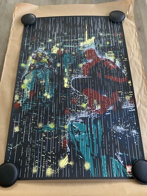 Raid 71 Spider-Man vs Green Goblin Chris Thornley Grey Matter Art | eBay