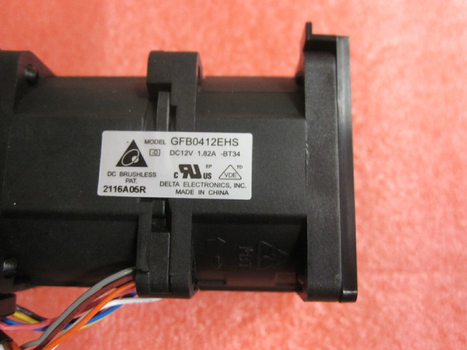DELTA 12VDC, 1.82A, Brushless GFB0412EHS 2x4 Wire FAN NEW | eBay