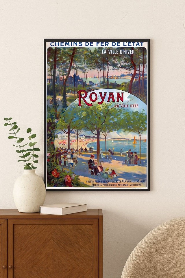 Royan Travel Poster (1930s) - 24x36” Hi-Res💎 Print - 200 GSM Paper🗞️ | eBay