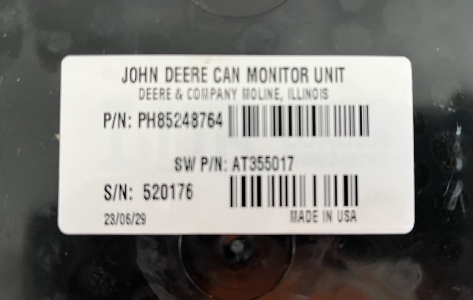 John Deere 544J Wheel Loader Instrument Cluster Panel AT355017 OEM Take ...