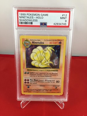 Ninetales - Base Set Shadowless - PSA 9 MINT 42934745 Graded Pokemon ...