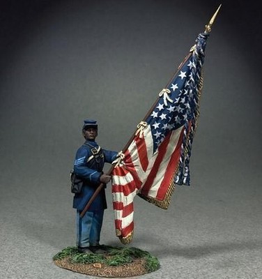 10096 - Sgt William Carney, Flagbearer, 54th Massachusett - Musée - W ...