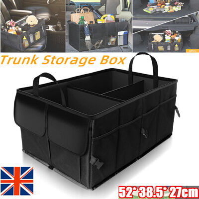 Car Boot Tidy Bag Storage Box Trunk Organiser Travel Holder Foldable ...