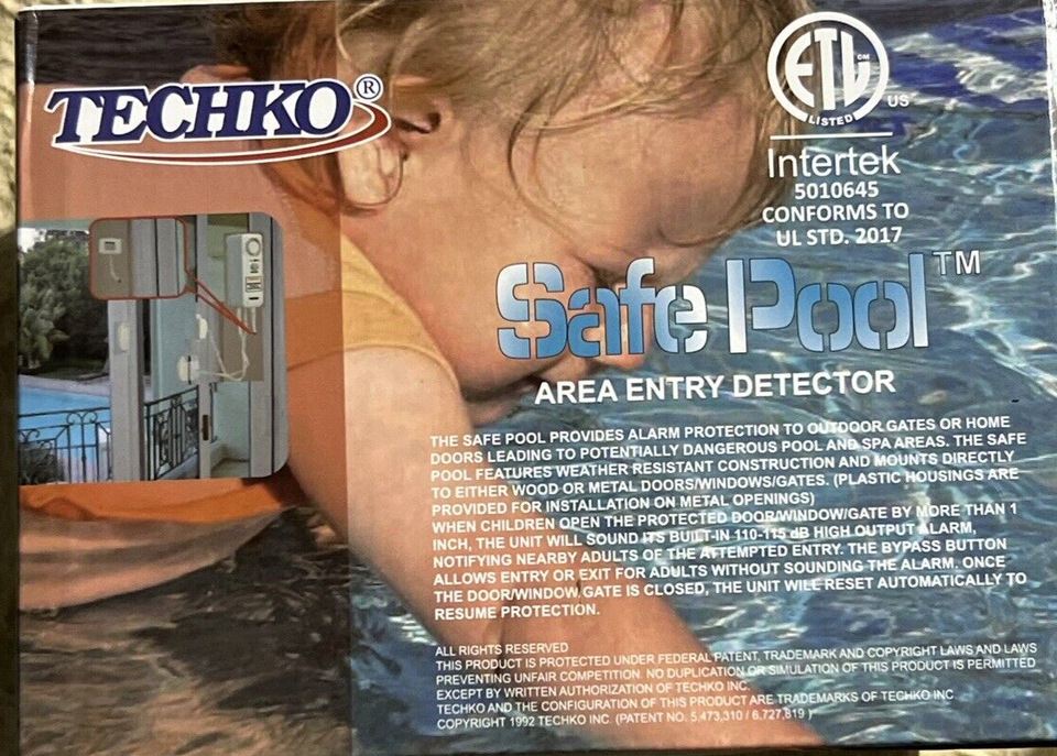 Techko S187D Safe Pool Alarm, Light-Grey | eBay