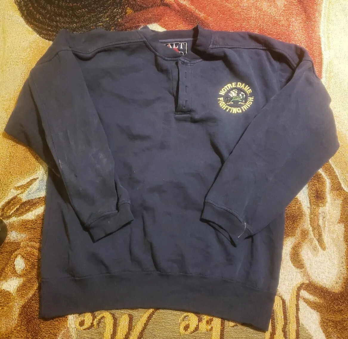 Galt Sand Vintage 90s Notre Dame Fighting Irish Sweat… - Gem