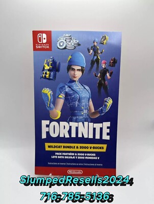 FORTNITE WILDCAT CODE💛💙 | eBay