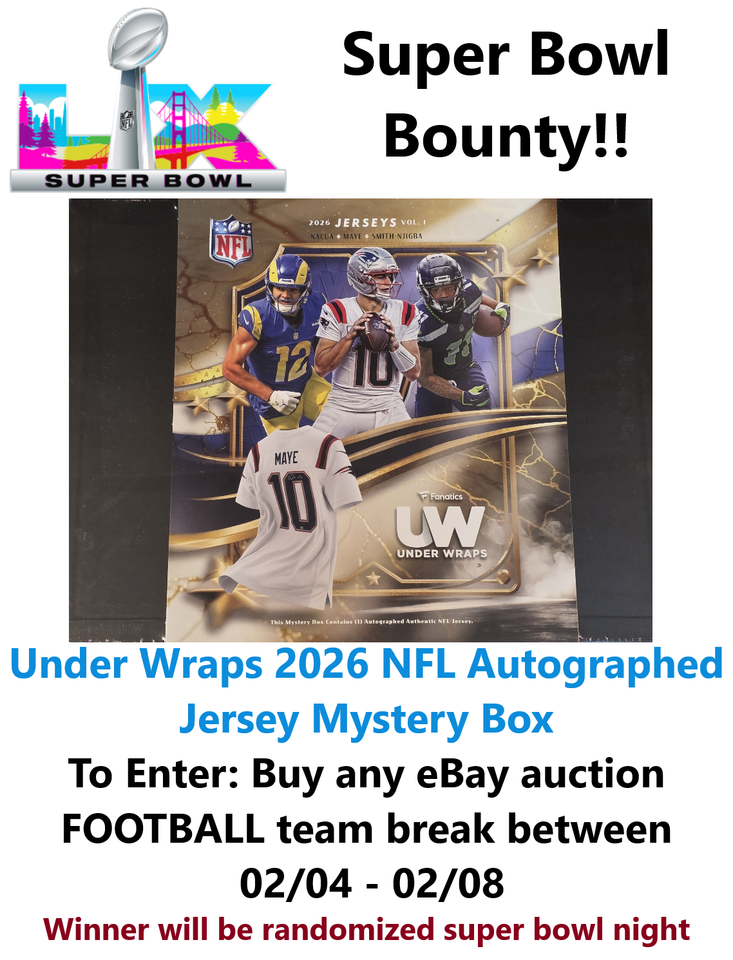Miami Dolphins Break #772 Under Wraps NFL Auto Jersey 2026 x8 Full Case ...