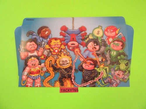 2014 GARBAGE PAIL KIDS SERIES 2 COLLECTOR ED. BOX BOTTOM SUPERHERO ...