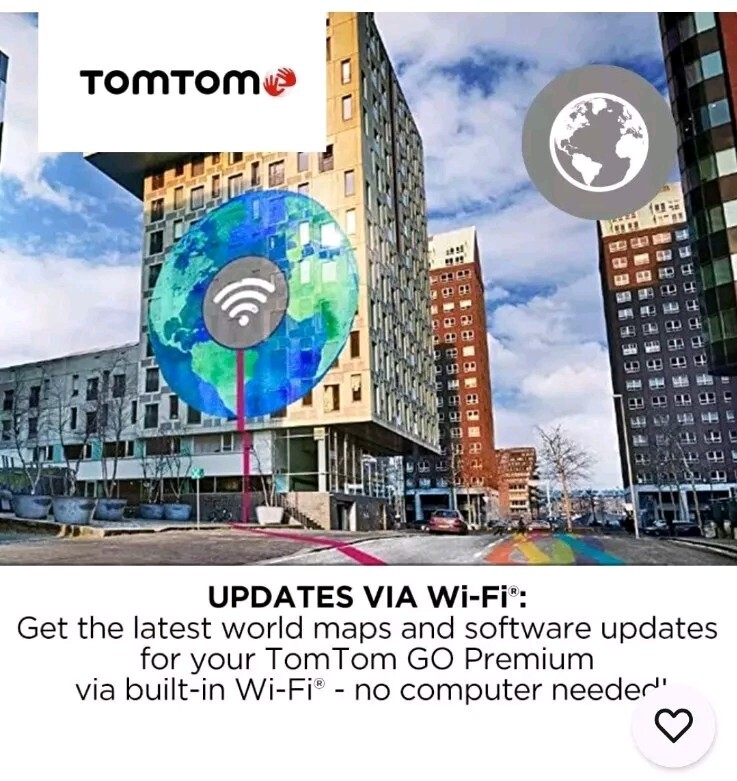 TOMTOM GO PREMIUM X WITH LIFETIME TRAFFIC SPEED CAMERAS & WORLD MAPS ...