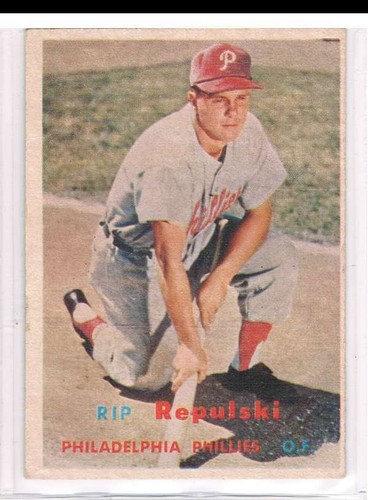 1957 Topps - Rip Repulski #245 for sale online | eBay