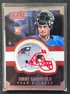 2014 Score Team Helmets #11 Jimmy Garoppolo Rookie Insert Card | eBay