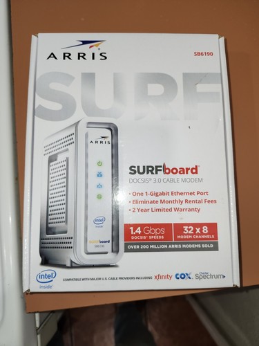 Cable Stp Cat 6 ARRIS Surfboard SB6190-RB DOCSIS 3.0 Cable Modem - No ...