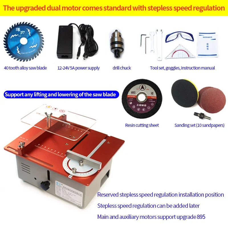 Precision Small Woodworking Chainsaw Multifunctional Desktop Cutting ...