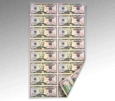 2009 $50 dollars 16 Note bills Sheet FORT WORTH Texas Uncut Currency ...