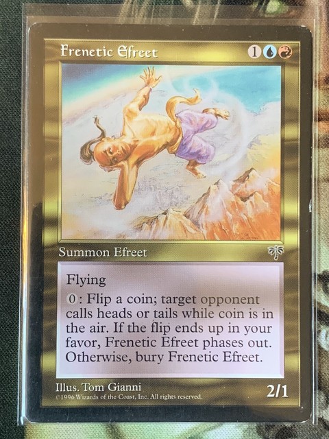 MTG Frenetic Efreet Mirage Regular Rare for sale online | eBay