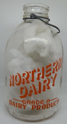 Northern Dairy Brighton, COLO COL CO Round Pyroglazed Gallon Milk ...