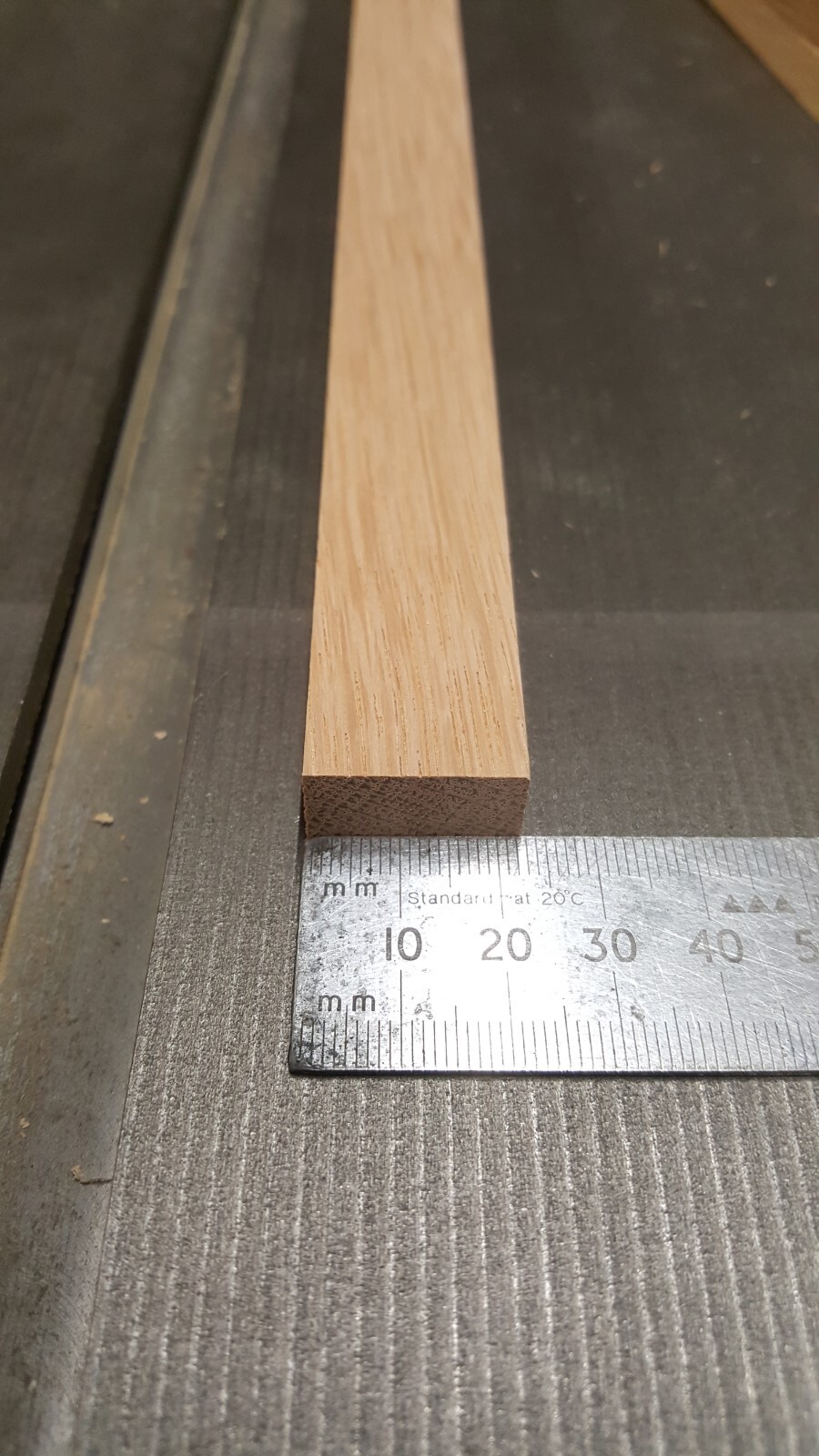 Solid OAK Hardwood Planed Timber Offcut Strips/Blocks for craft and DIY ...