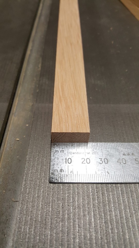 Solid OAK Hardwood Planed Timber Offcut Strips/Blocks for craft and DIY ...