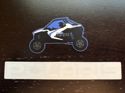 POLARIS RZR LOGO decals stickers 2pc set racing utv powersports ...