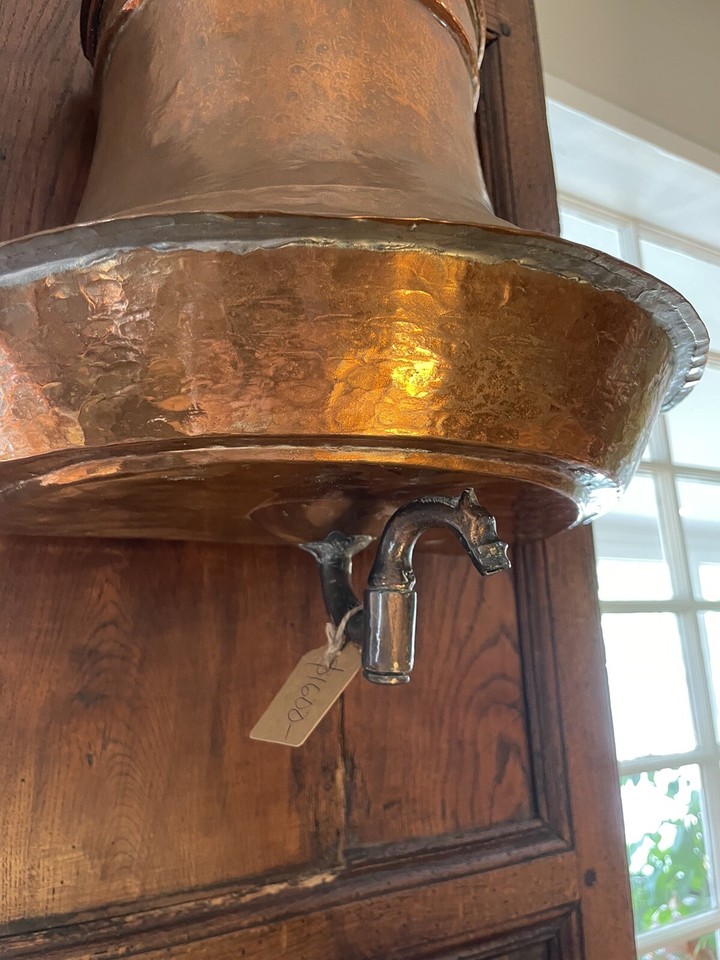 French Copper Lavado Wall Fountain 1800s Copper And Brass Antique. | eBay