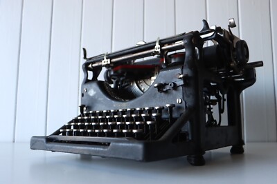 Large Antique Underwood Desktop Typewriter ***** RARE ALL XL CAPS ONLY ...