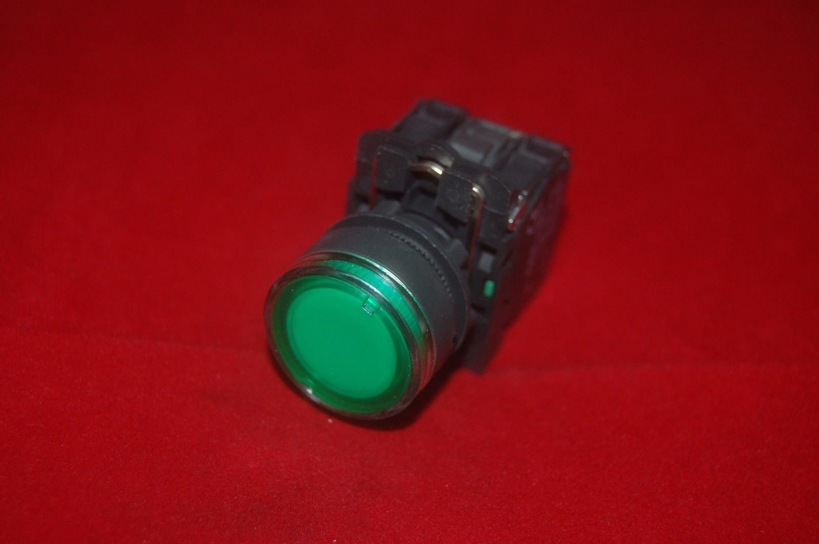 1PC 22mm Green Illuminated pushbutton Switch Fits XB5AW33B5 24V LED ...