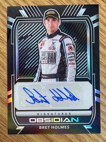 BRET HOLMES - 2021 Panini Chronicles - Obsidian Signatures - Card OS-BH | eBay