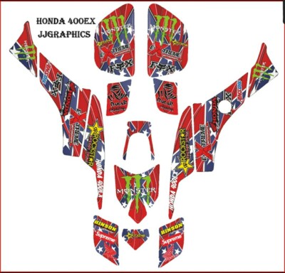honda 400ex graphics kit | eBay