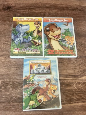 Land Before Time DVD Lot Kids Children's Dinosaur Show Animated Movies ...