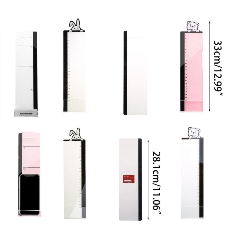 Monitor Memo Boards Left & Right Screen Side Panel Phone Holder Message ...