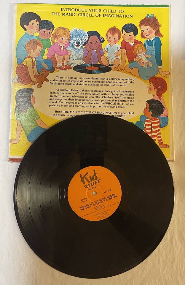 Rudolph Red Nosed Reindeer LP Record Kid Stuff KS-025 | eBay