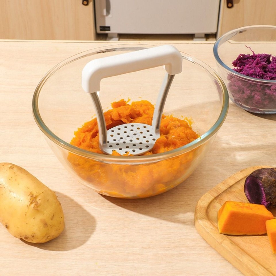 Crusher Pressed Potato Plastic Mud Press Masher Portable Manual Potato ...