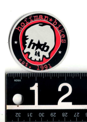 Hoffman Bikes Sticker 2 in Round Multicolor BMX Cycling Decal | eBay