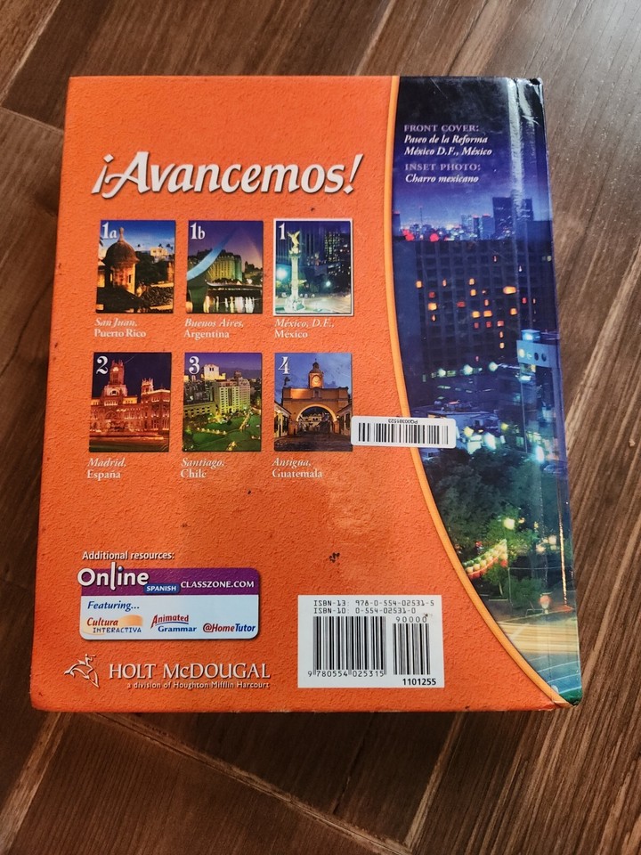 ¡Avancemos! Ser.: ¡Avancemos!, Level 1 by Holt McDougal Publishing ...