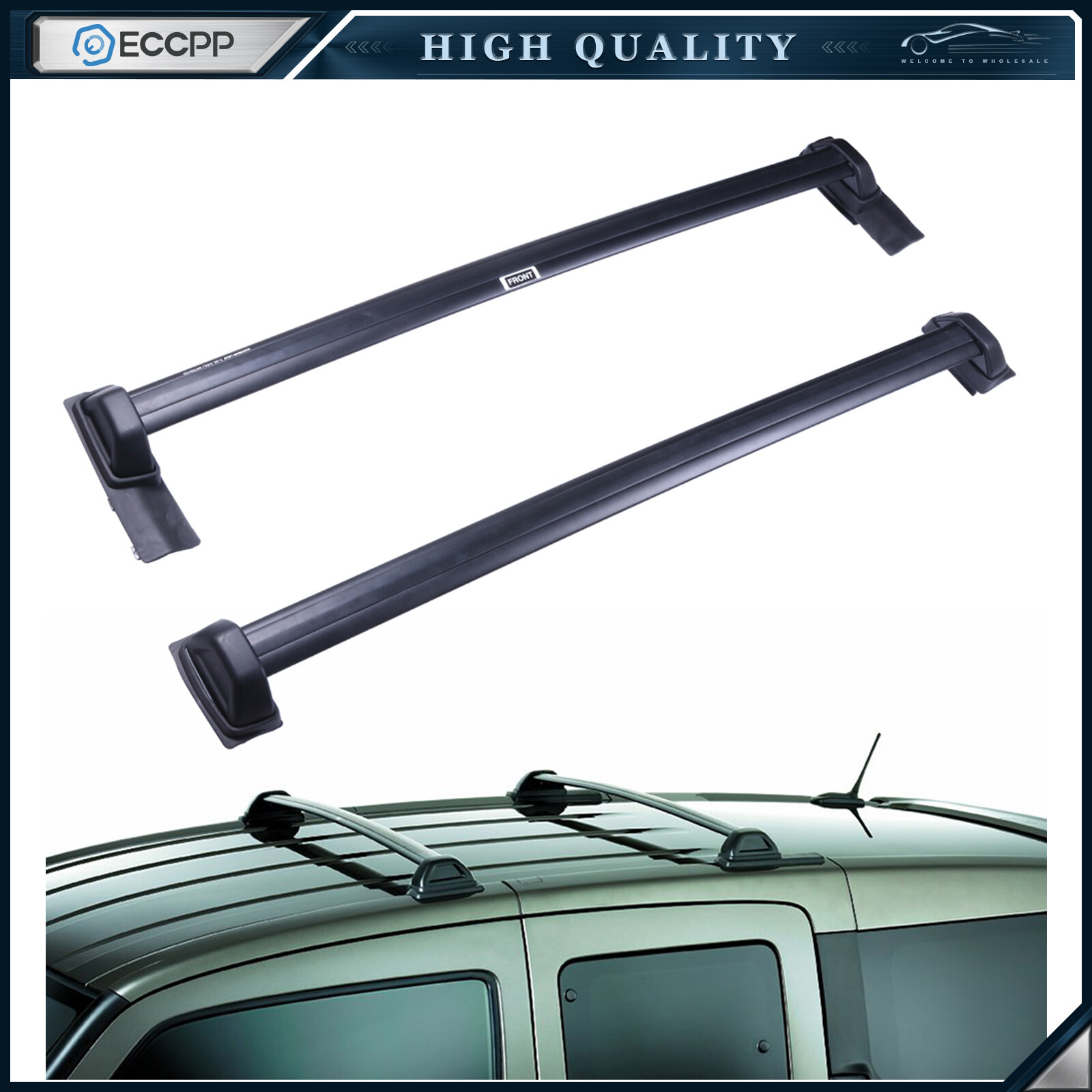 For 2003-2011 Honda Element Roof Rack Cross Bars Bolt-On to Hole ...