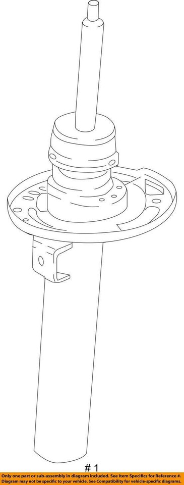 BMW OEM 18-24 X3,X4 Front Suspension Struts Components-Strut ...